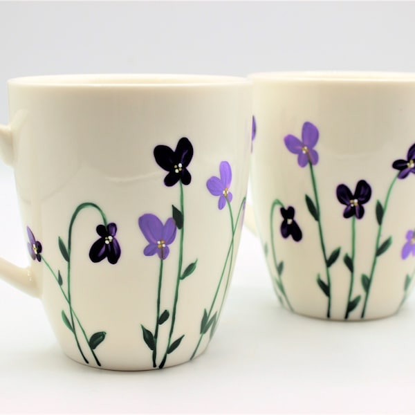 Painted Mugs - Etsy