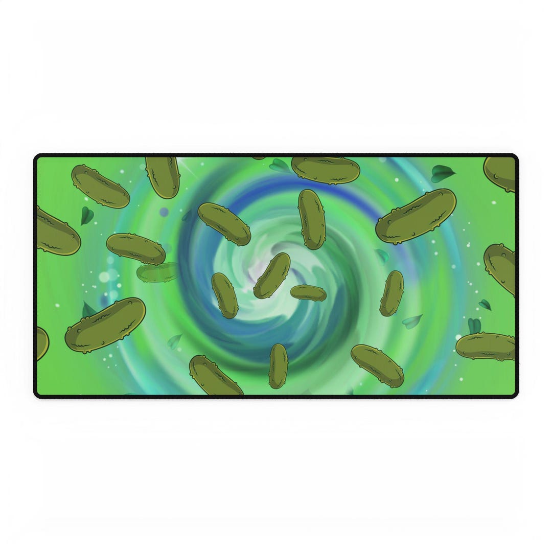 Pickle-themed Desk Mat, Fun Office Decor, Gaming Accessory, Unique Gift ...