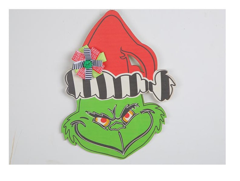 The Grinch Door Sign Grinchmas the Grinch Wall Sign the Grinch ...