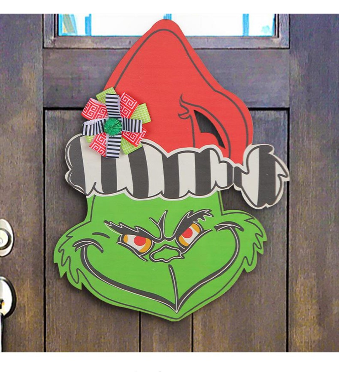 The Grinch Door Sign Grinchmas the Grinch Wall Sign the Grinch ...