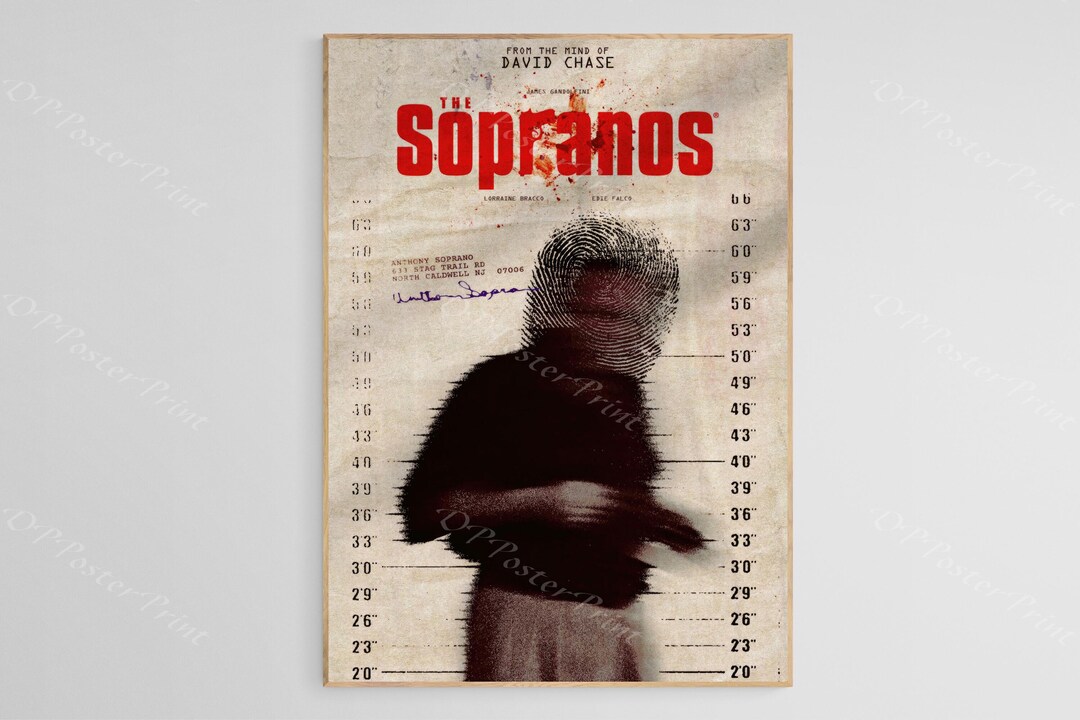 The Sopranos Poster, the Sopranos Decor, the Sopranos Print, Download ...