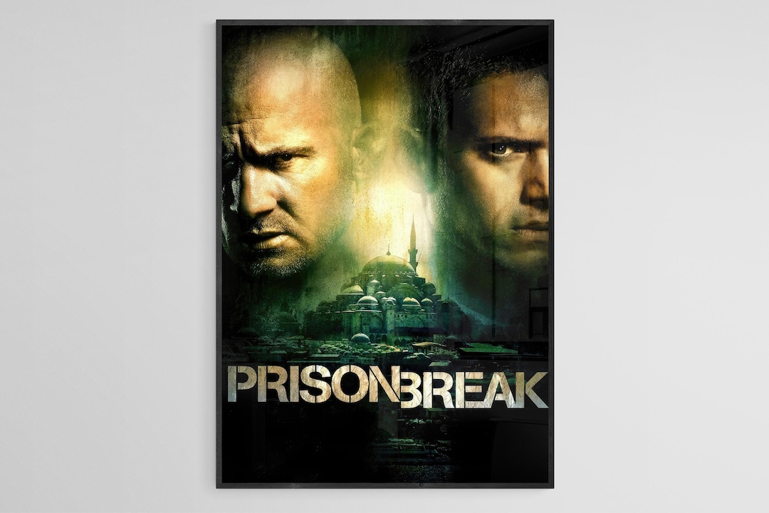Prison Break Poster, Prison Break Decor, Prison Break Print, TV Series ...