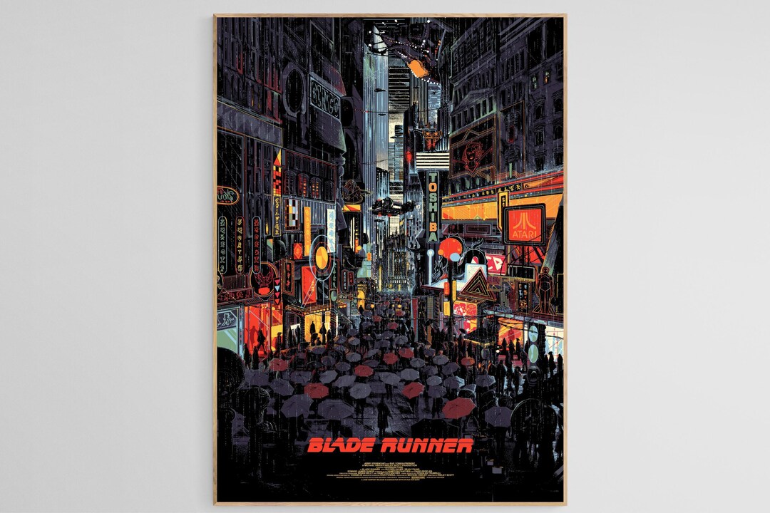 Blade Runner Poster, Blade Runner Decor, Movie Poster, Blade Runner ...