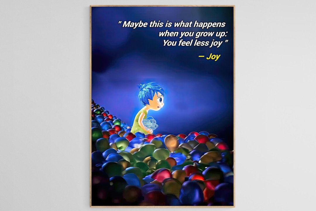 Inside Out Poster, Inside Out Decor, Inside Out Quote, Inside Out Gift ...