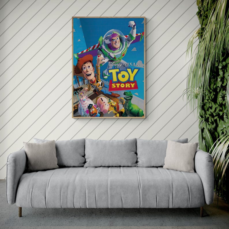 Toy Story Poster, Toy Story Print, Toy Story Decor, Movie Poster, Home ...