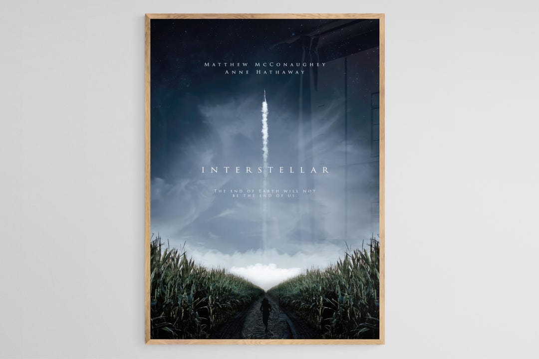 Interstellar Poster,interstellar Print, Interstellar Art, Interstellar Decor, Movie Poster ...