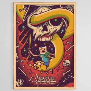 Adventure Time Poster, Adventure Time Print, Adventure Time Decor ...