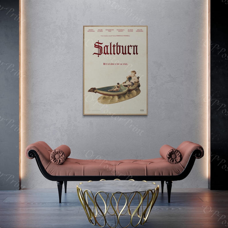 Saltburn Poster, Saltburn Decor, Saltburn Print, Movie Poster, Digital ...