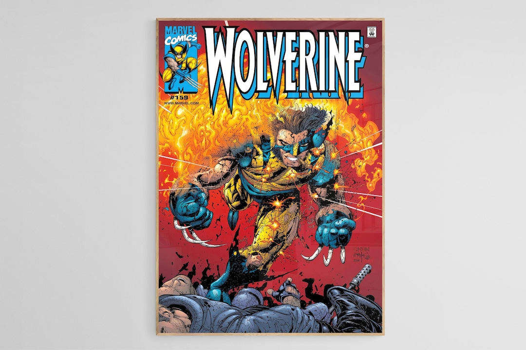 Wolverine Poster, Wolverine Print, Wolverine Decor, Wolverine Gift ...