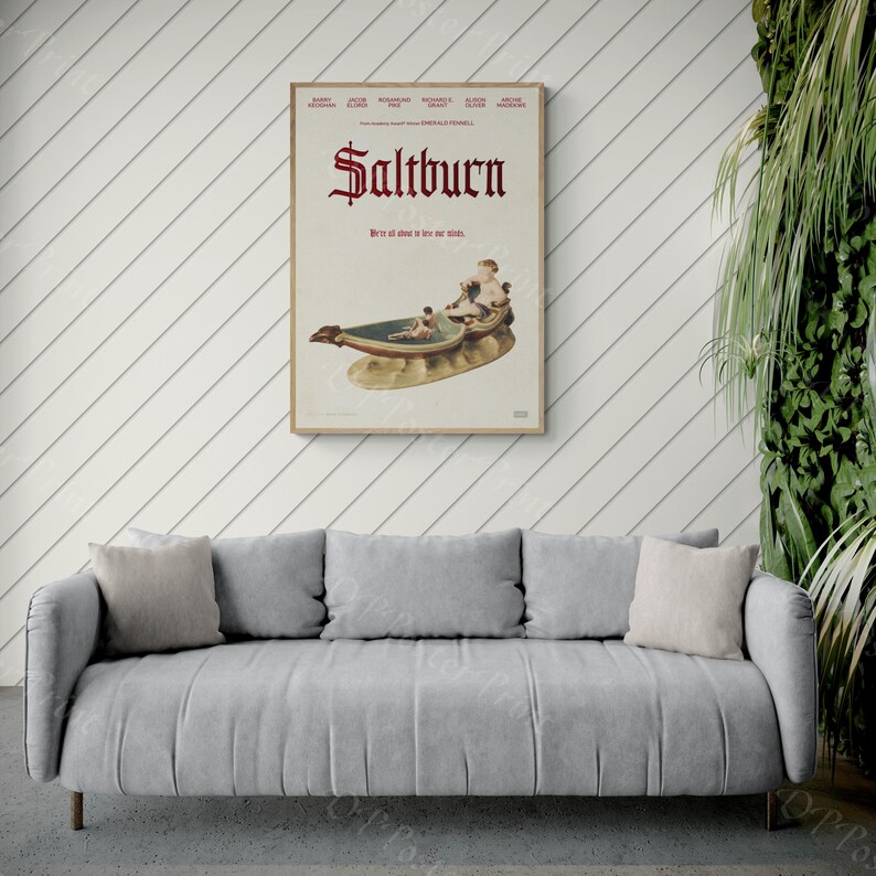 Saltburn Poster, Saltburn Decor, Saltburn Print, Movie Poster, Digital ...