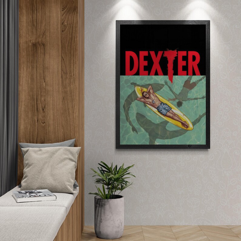 Dexter Poster, Dexter Decor, Dexter Art, Dexter Print, TV Series ...