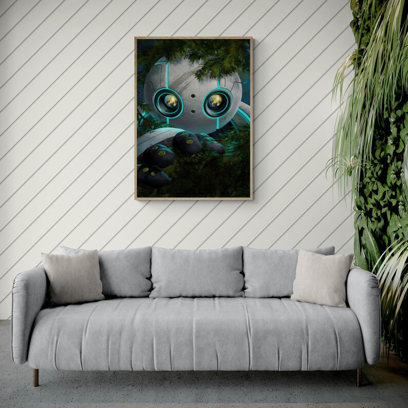 The Wild Robot Poster, the Wild Robot Print, the Wild Robot Decor ...