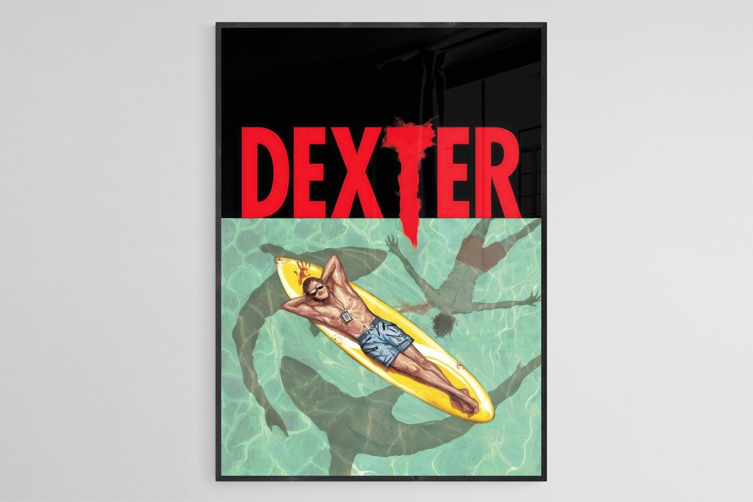 Dexter Poster, Dexter Decor, Dexter Art, Dexter Print, TV Series ...