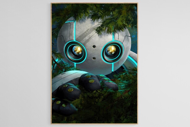 The Wild Robot Poster, the Wild Robot Print, the Wild Robot Decor ...