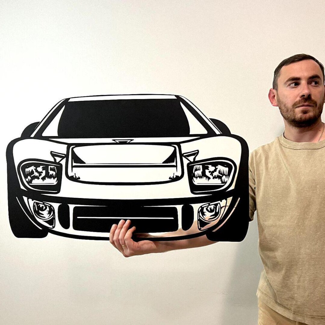 Ford GT40, Ford, GT40, Ford GT40 Wooden Wall Decor, Ford GT40 Wooden ...