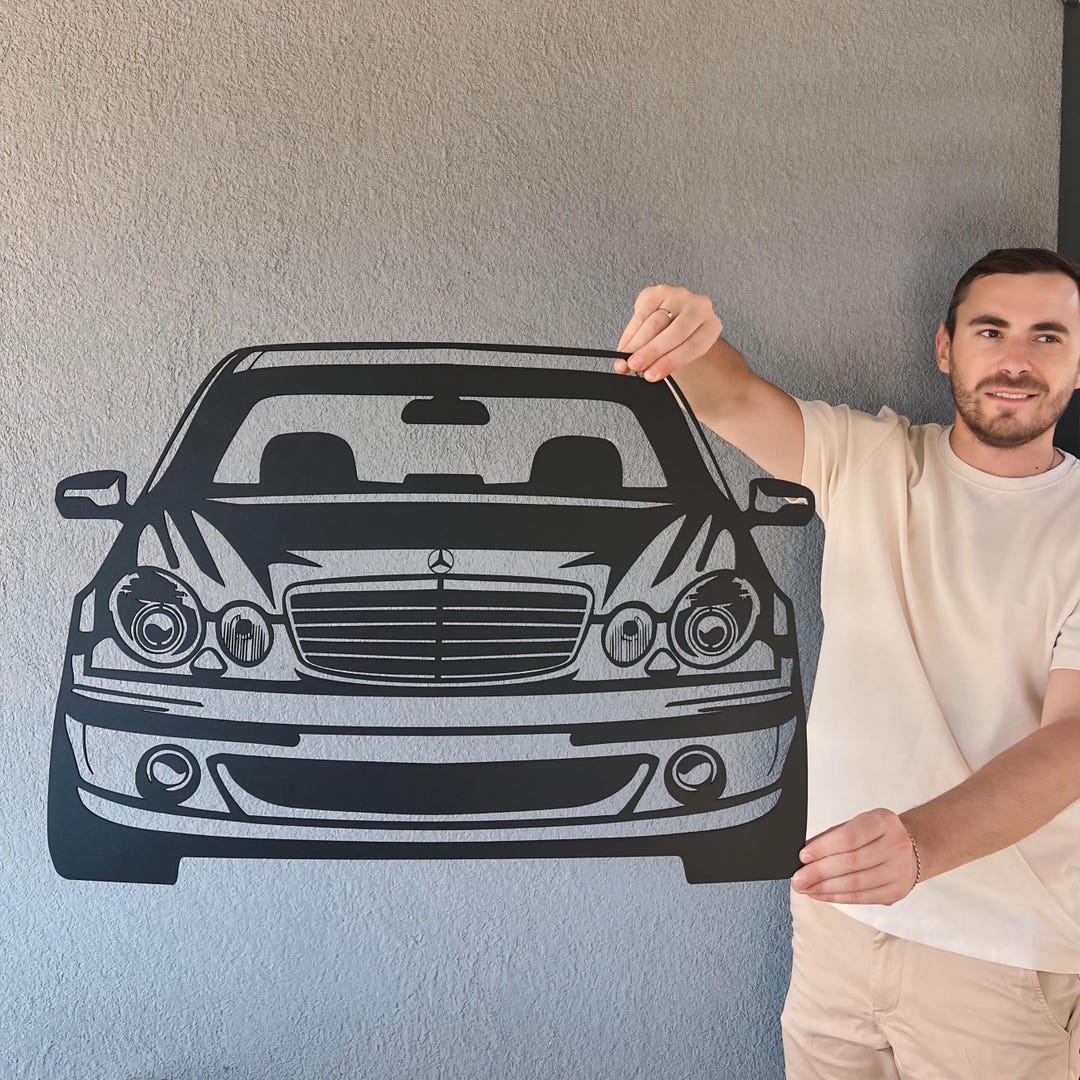 Mercedes-benz W211, Mercedes W211, Mercedes, W211, Wooden Wall Decor ...