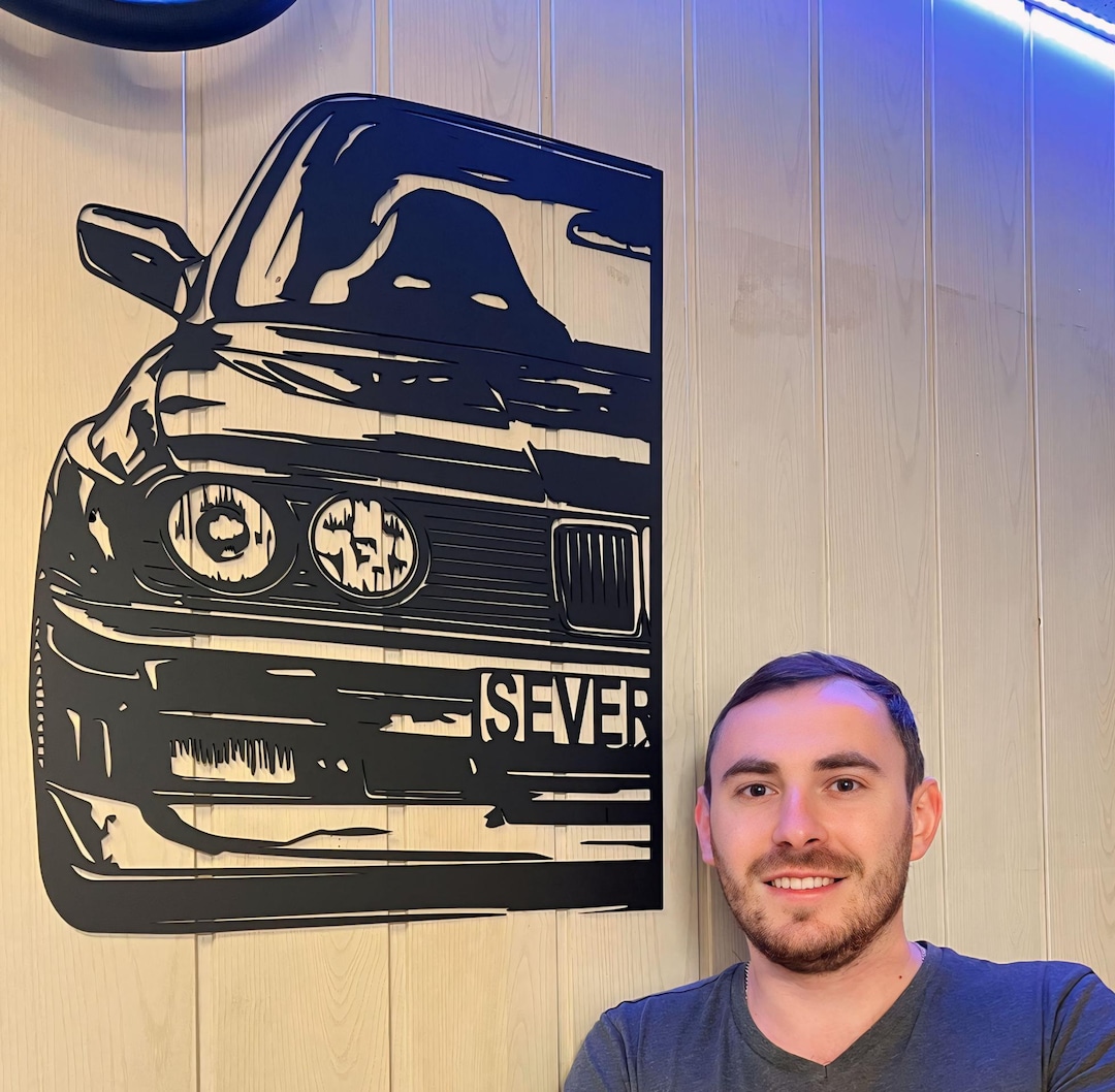 Painting BMW E30, BMW E30 Wooden Wall Decor, Bmw E30 Wooden Wall Art ...