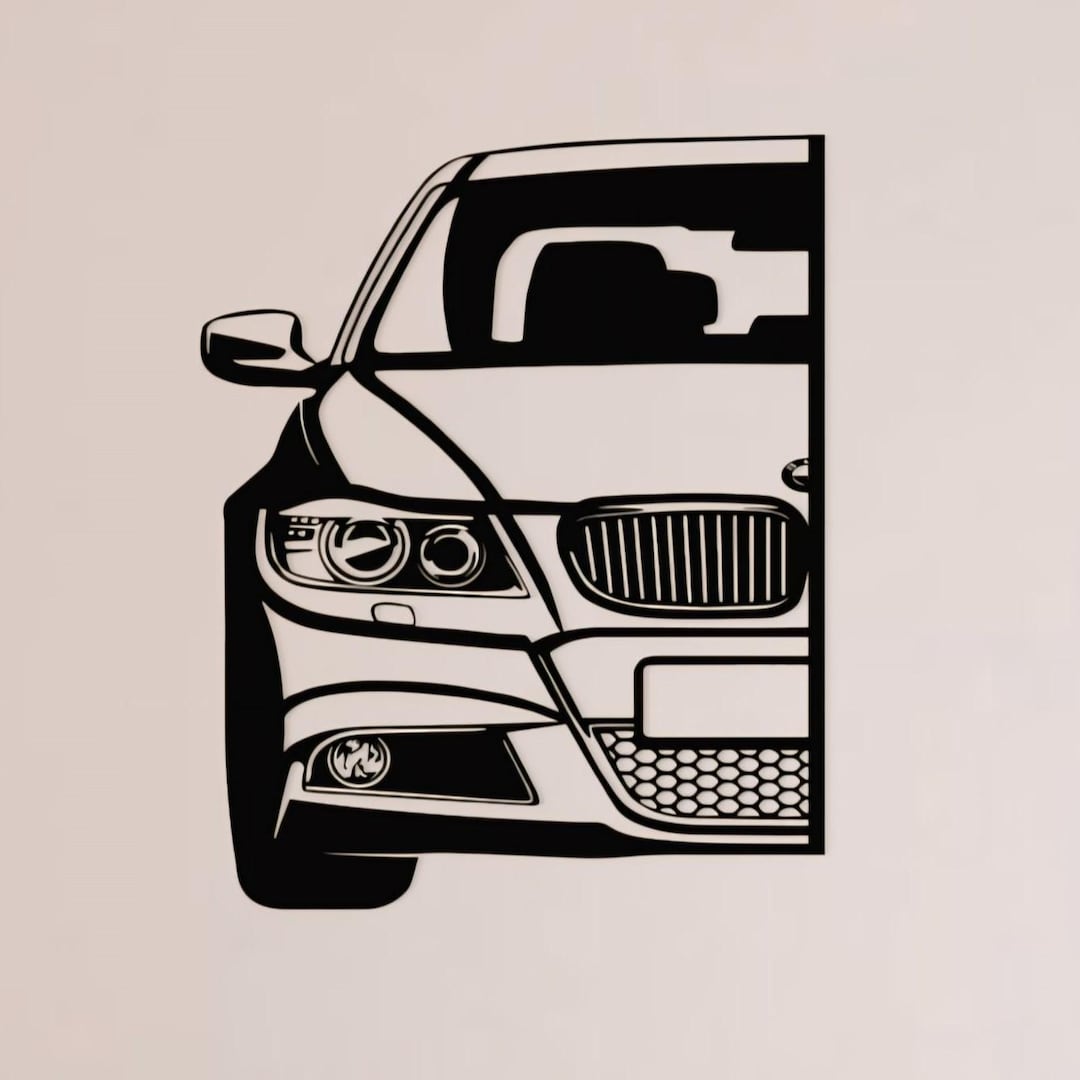BMW E90, BMW 3 Series, BMW E90 Wooden Wall Decor, Bmw E90 Wooden Wall ...