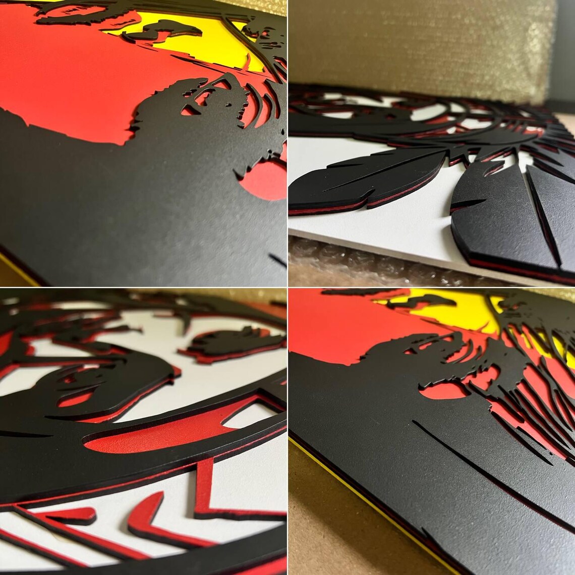 Wooden Painting Ford Mustang, Mustang Multi-layered Wooden Painting ...