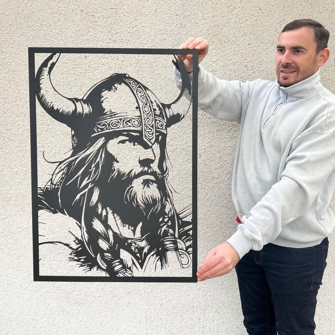 Vikings, Viking Wooden Wall Decor, Wooden Wall Art, Viking Wall Decor ...