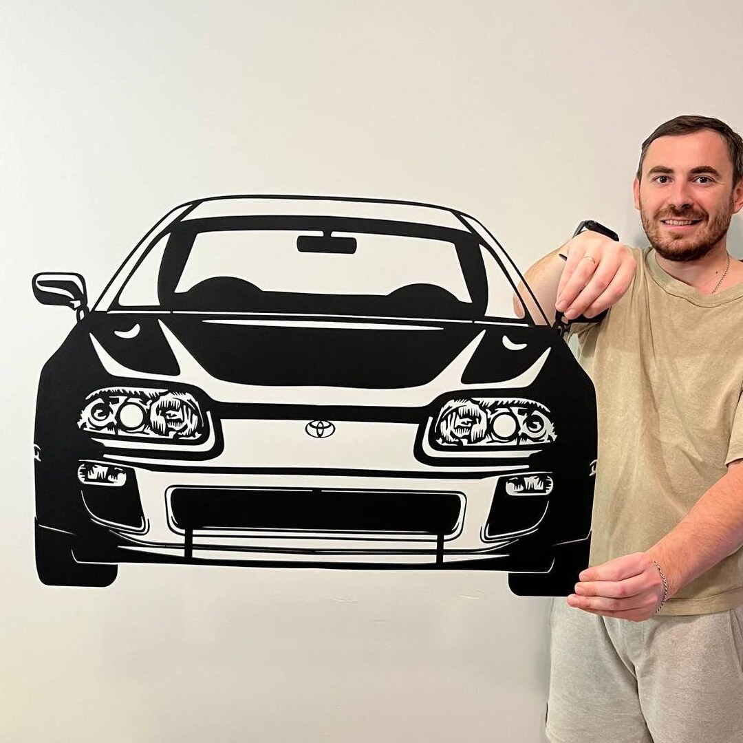 Painting Supra MK4, Painting Supra, Supra Wooden Wall Decor, Supra ...