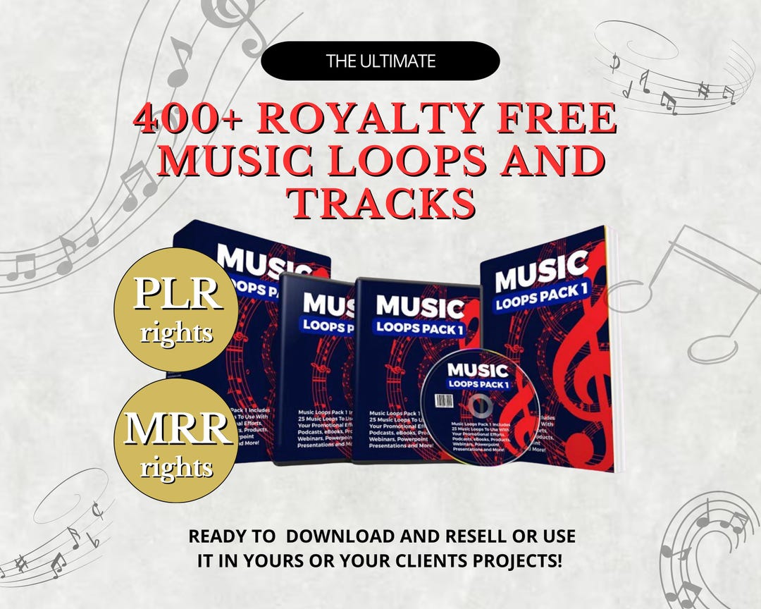 Best Music Loops PLR, MRR Bundle Resell Rights Music for Creators ...