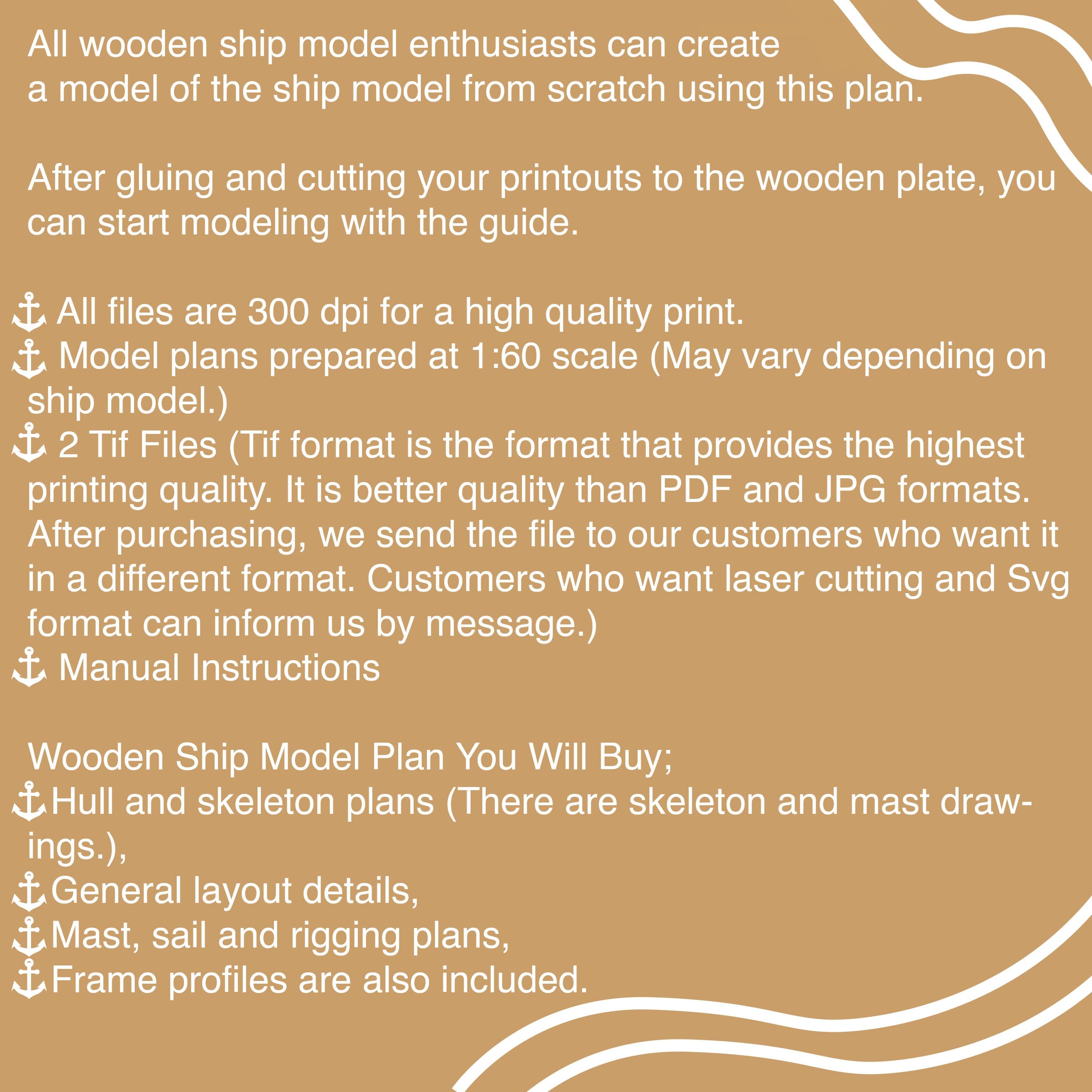 Caesar Roman Bireme Wooden Ship Model Plans (digital Download) - Etsy