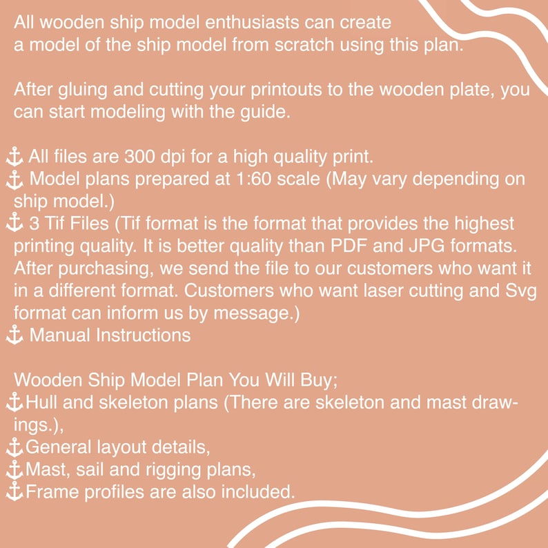 HMS Speedy Wooden Ship Model Plans, 1:60 Scale Blueprint (instant ...