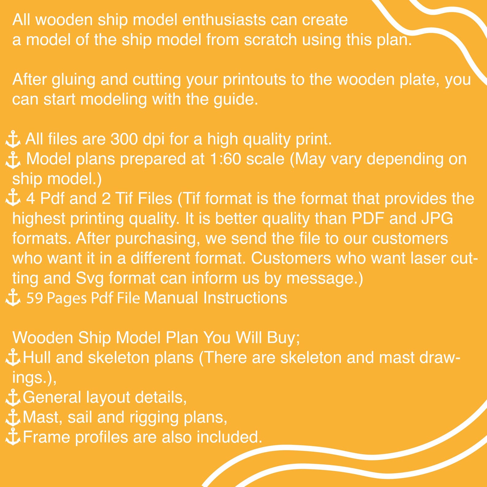 HM Schooner Pickle Wooden Ship Model Plans, 1:60 Scale (instant ...