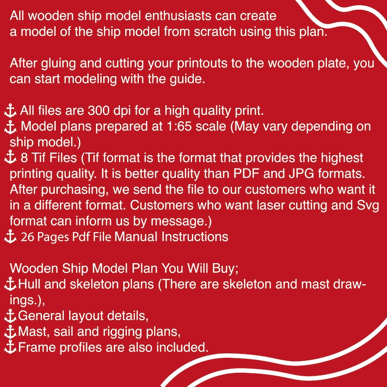 Yacht America Wooden Ship Model Plans, 1:65 Scale (PDF-TIF Download) - Etsy