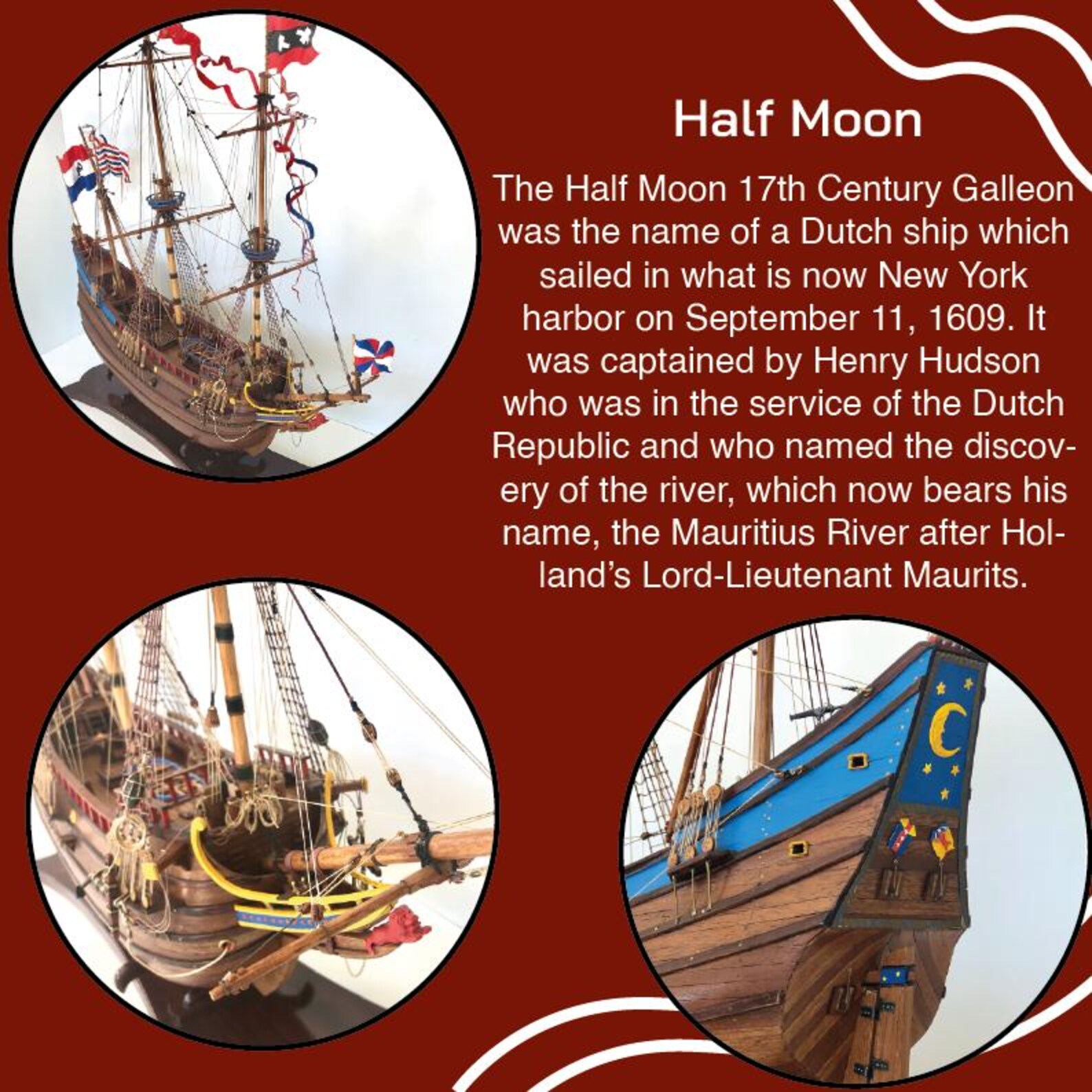 Half Moon Wooden Ship Model Draft Plans 15 Tif Files Numbered ...