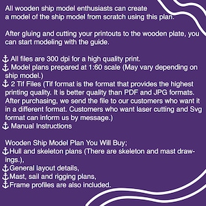 Bireme Greek Wooden Ship Model Plans, 1:60 Scale (PDF-TIF Download) - Etsy