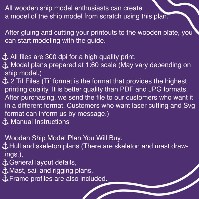 Bireme Greek Wooden Ship Model Plans, 1:60 Scale (PDF-TIF Download) - Etsy