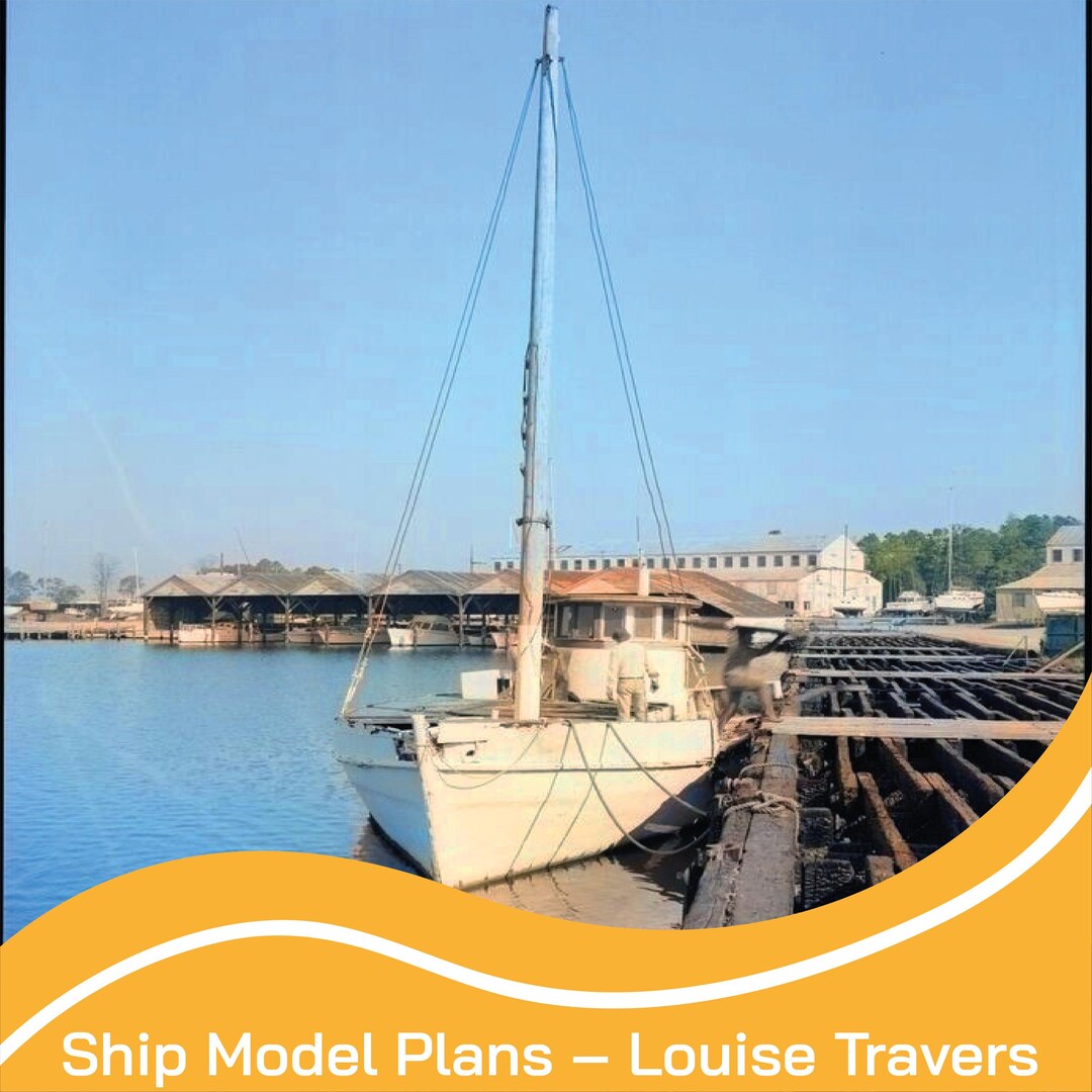 Louise Travers Wooden Ship Model Assembly Plans (digital Download) - Etsy