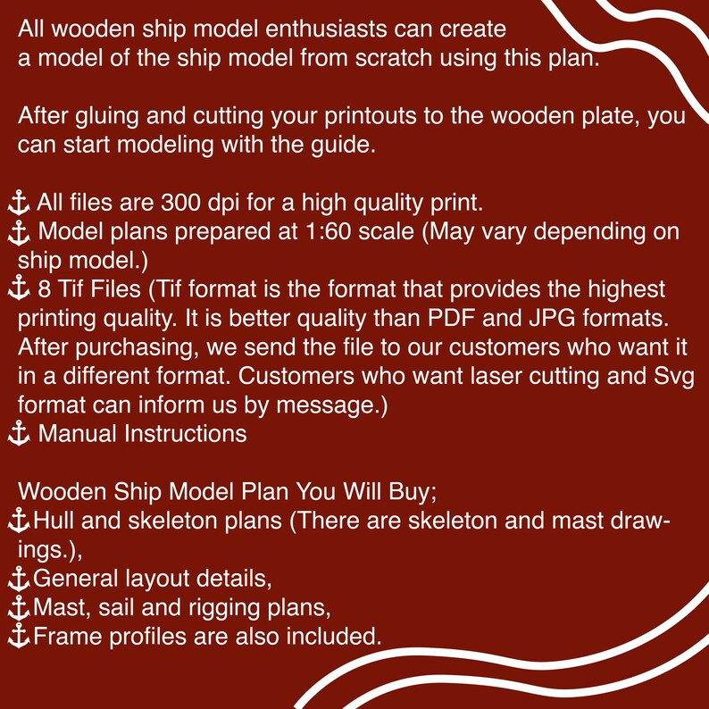 Smok Galleon Wooden Ship Model Assembly Plans | 8 High-resolution ...