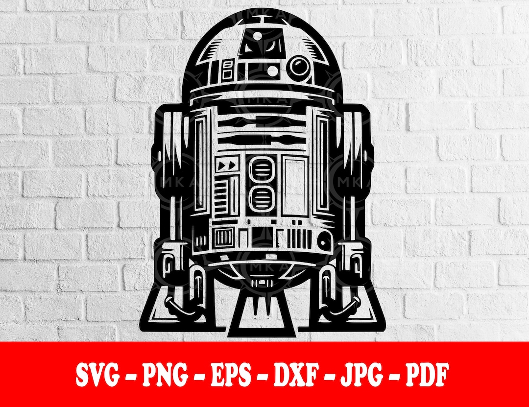 R2D2, Star Wars, Svg, T-shirt, Sticker, Mug Wrap, Vector, Sublimation ...