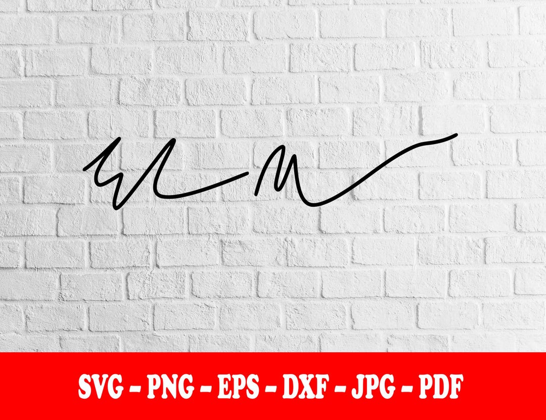 ELON MUSK SIGNATURE, Black and White, T-shirt, Sticker, Mug Wrap ...