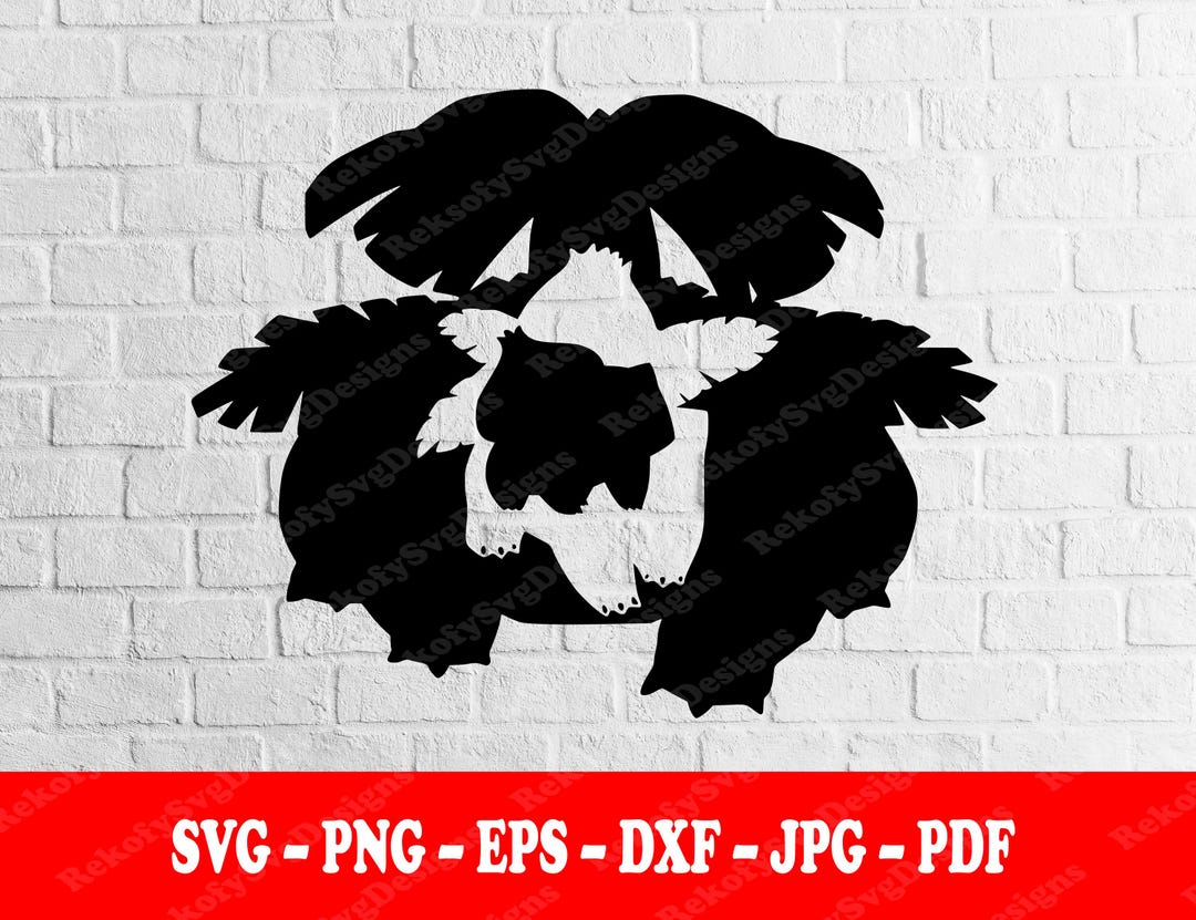 BULBASAUR EVOLUTION, Svg, T-shirt, Sticker, Mug Wrap, Vector ...