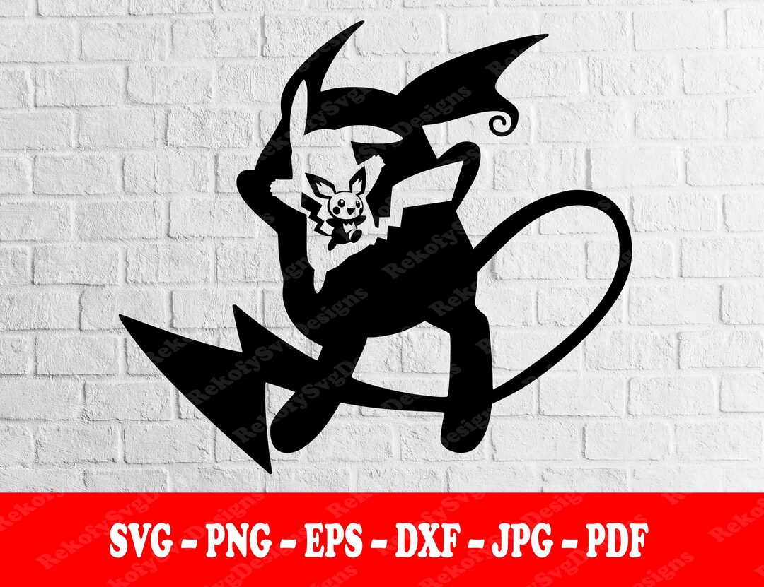 PIKACHU EVOLUTION, Svg, T-shirt, Sticker, Mug Wrap, Vector, Sublimation ...