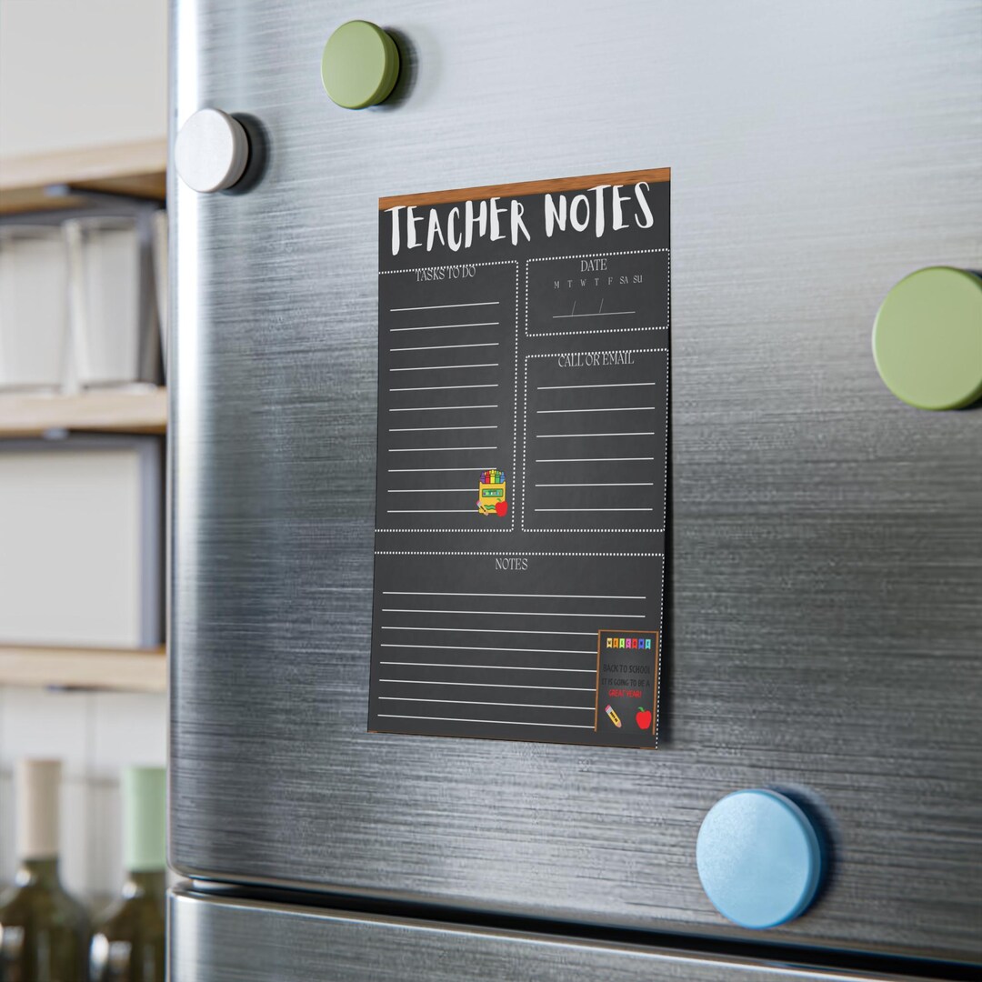 Classroom Teacher Notes Notepad Post-it® Note Pads 4 X 6 Mini Notepad ...