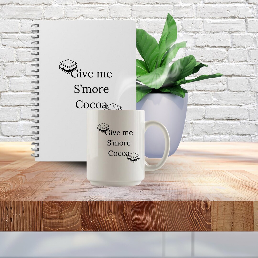 Give Me S'more Cocoa Notbook and Mug - Etsy