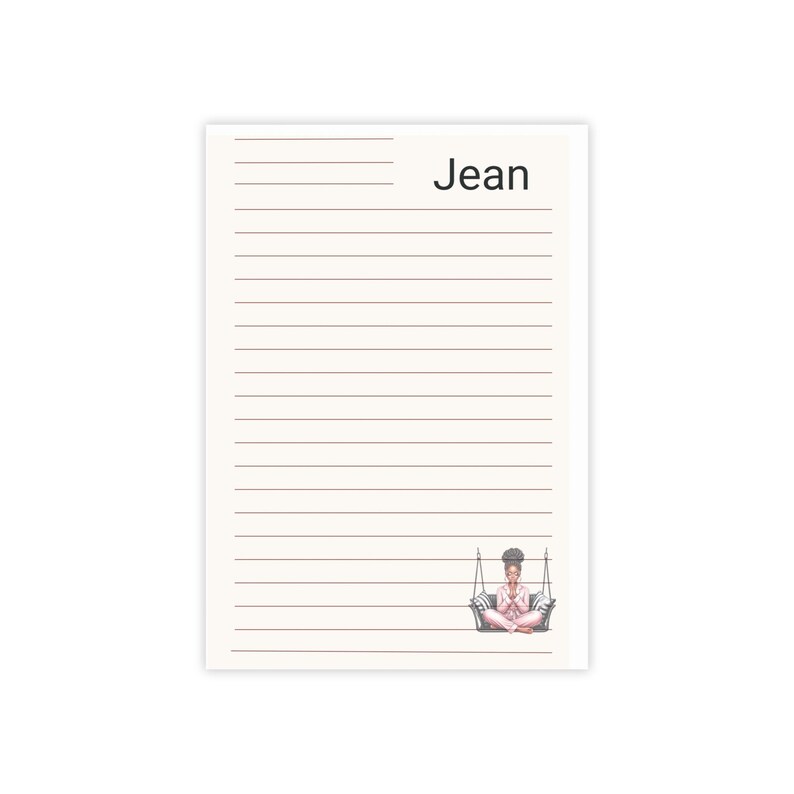 Personalized A Woman Praying Lined Paper Notepad - Etsy