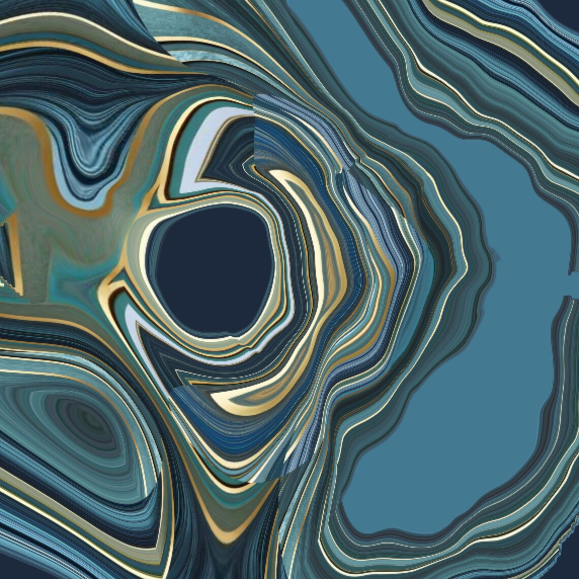 Blue Marble Paper Pack 12 Sheets - Etsy