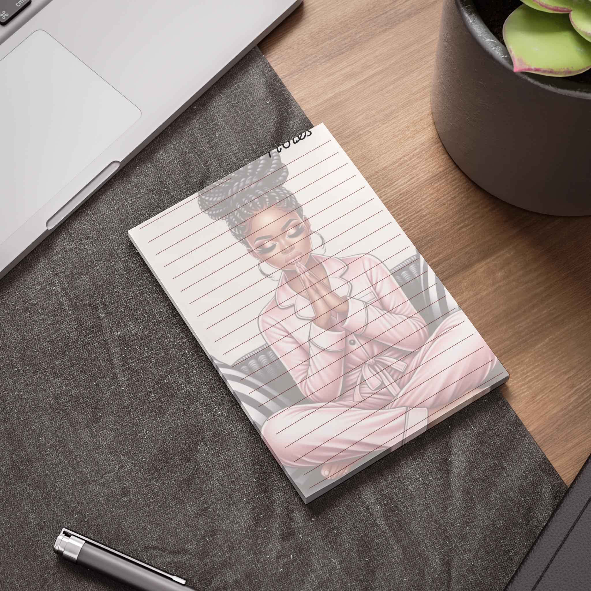 Woman Praying Lined Paper Notepad - Etsy