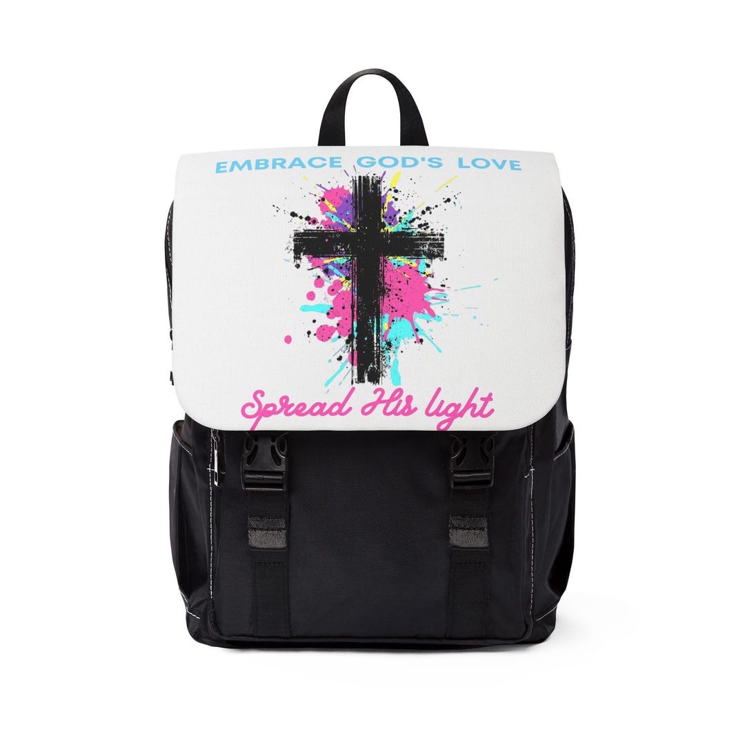Religious Backpack, Christian School Bag, Faith Bookbag, Religious Gift ...