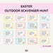 Easter Outdoor Scavenger Hunt Game: Printable Clues (PDF Download) - Etsy