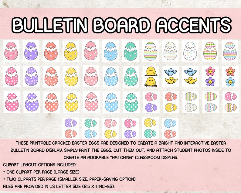 Our Class is Egg-cellent | Easter Egg Bulletin Board Kit | Printable ...