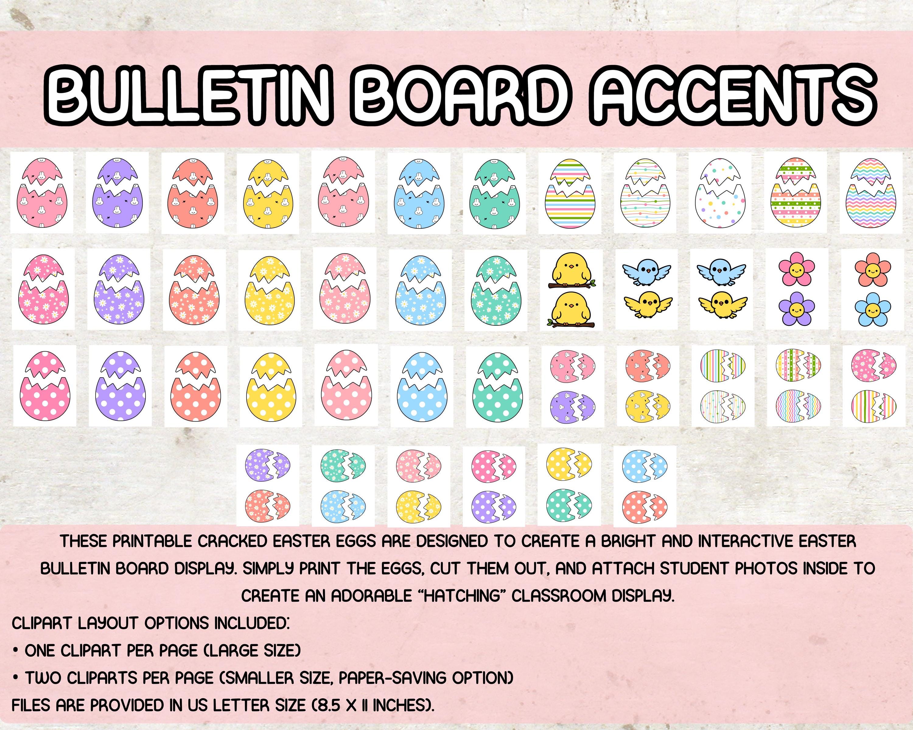 Our Class is Egg-cellent | Easter Egg Bulletin Board Kit | Printable ...