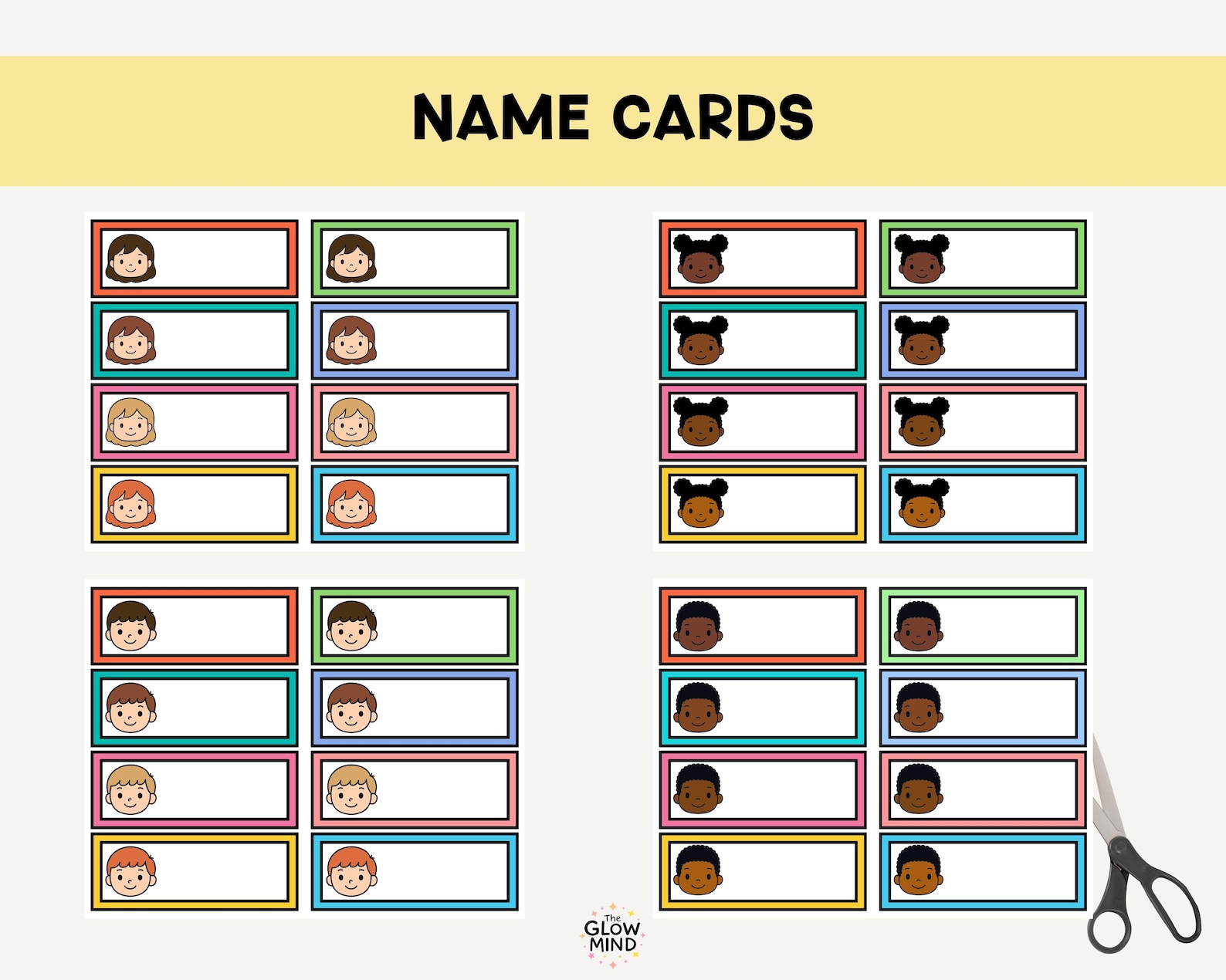 Classroom Job Chart: Fun, Colorful Cards & Editable Name Tags (PDF) - Etsy