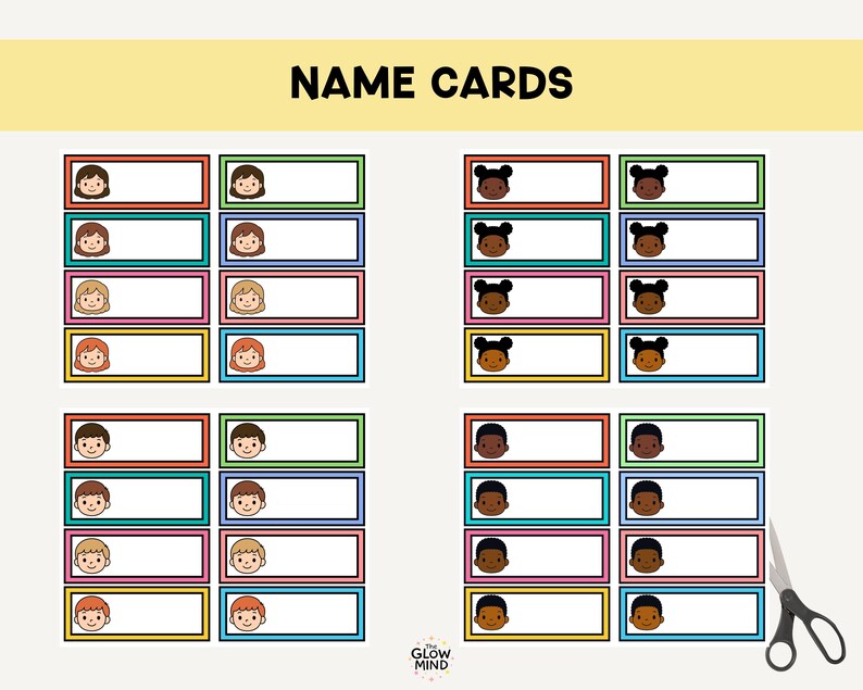 Classroom Job Chart: Fun, Colorful Cards & Editable Name Tags (PDF) - Etsy